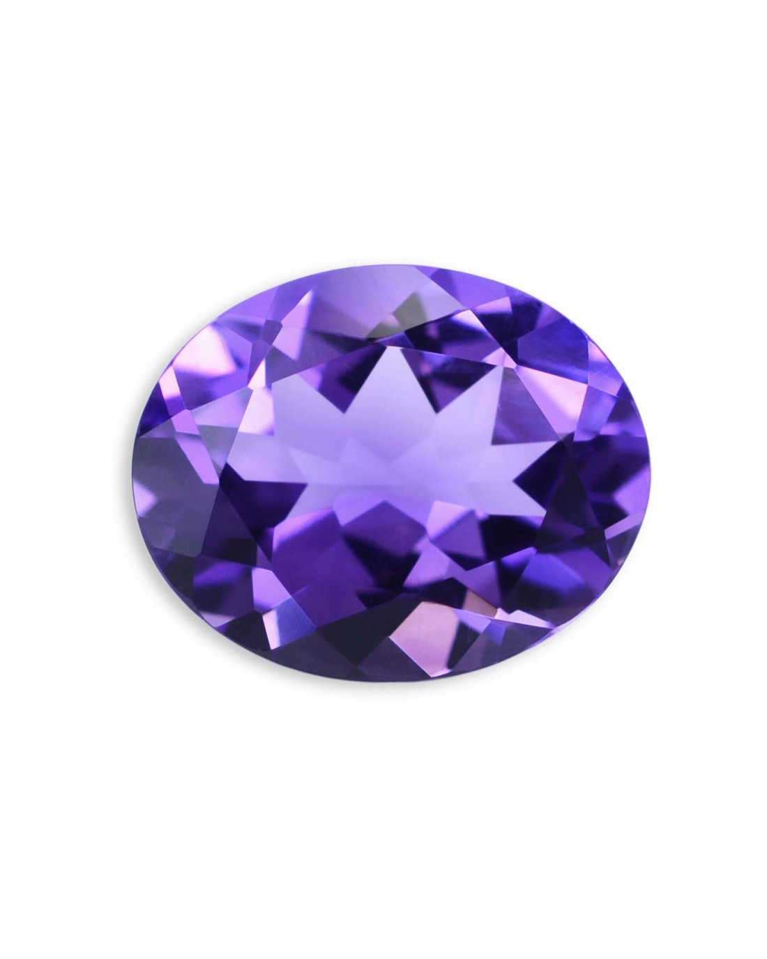 7X5mm OVAL AMETHYST AA