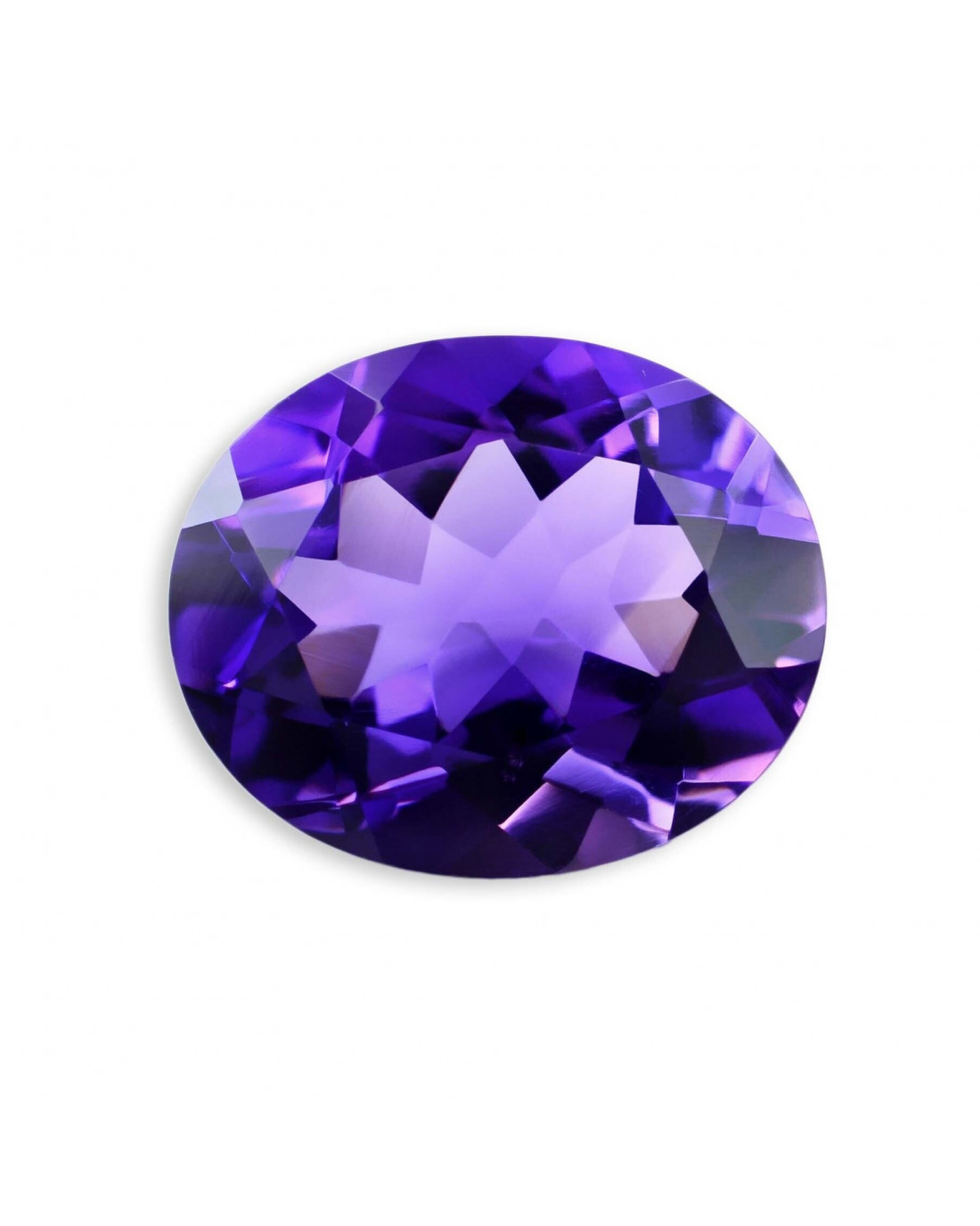 10X8mm OVAL AMETHYST AAA