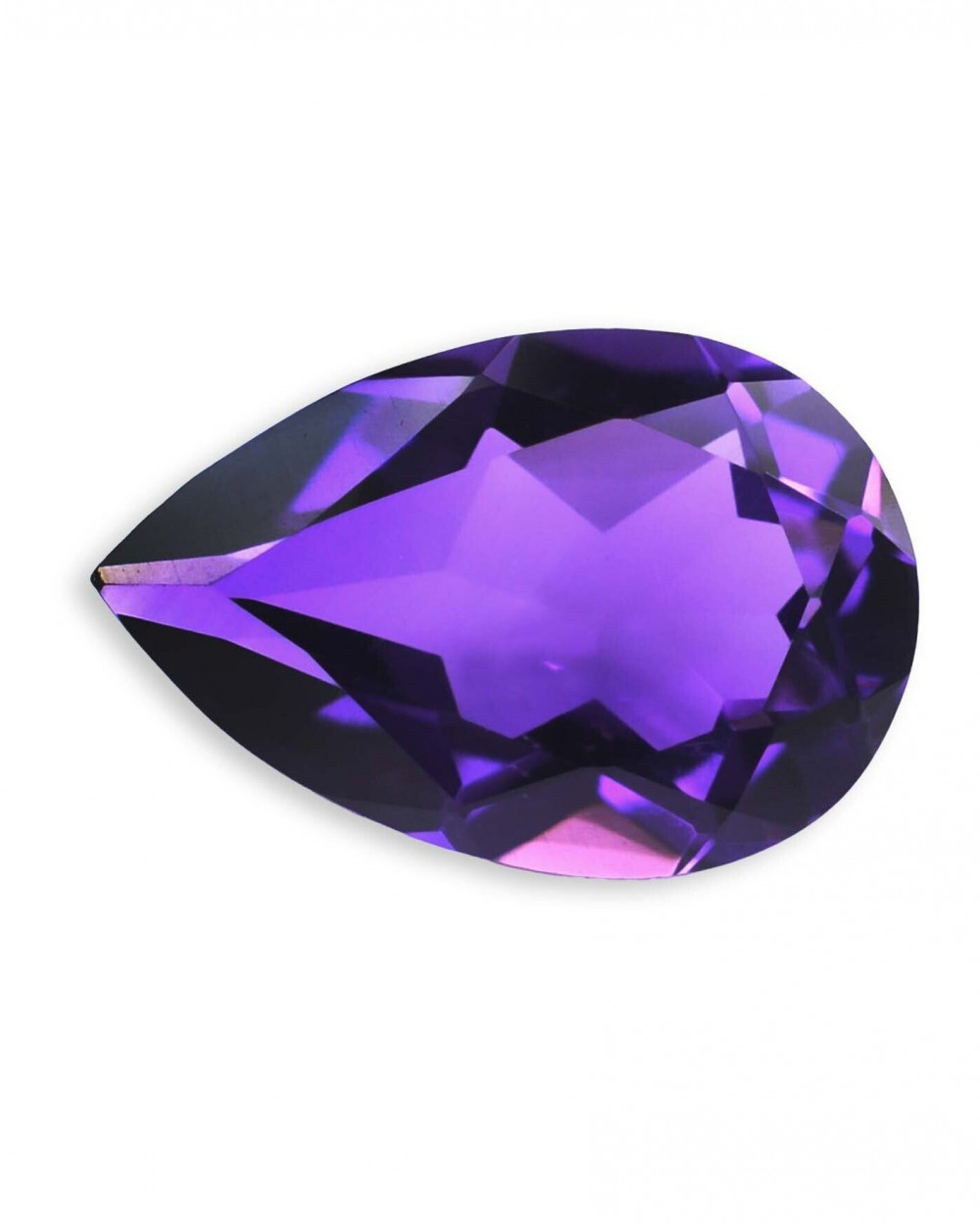 5X3mm PEAR AMETHYST AAA