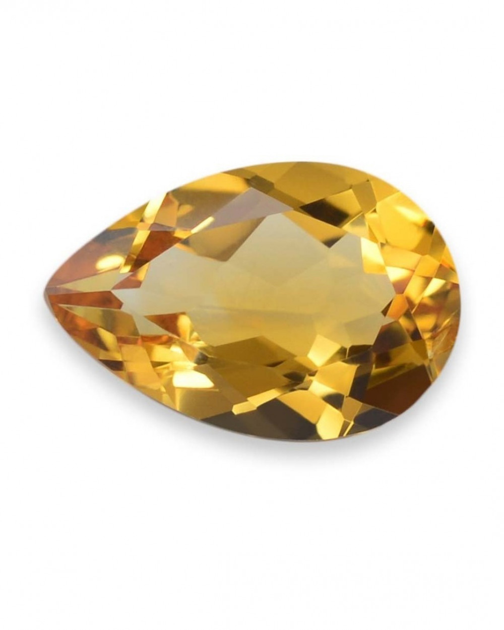 12X8mm PEAR CITRINE AAA