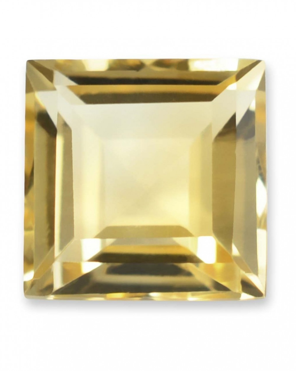 9mm SQUARE CITRINE A