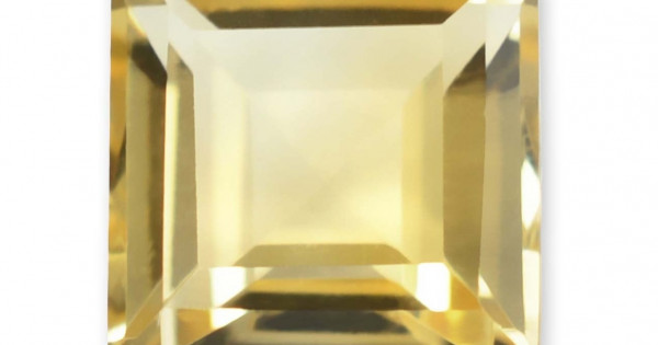 9mm SQUARE CITRINE A