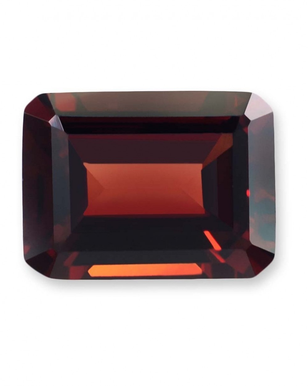 8X6mm EMERALD CUT GARNET MOZAMBIQUE AAA