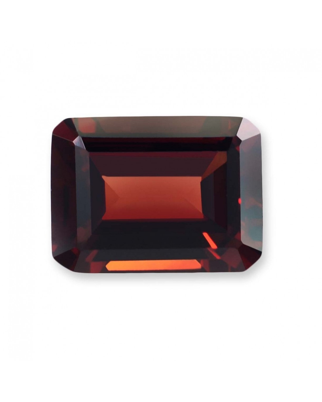 8X6mm EMERALD CUT GARNET MOZAMBIQUE AAA