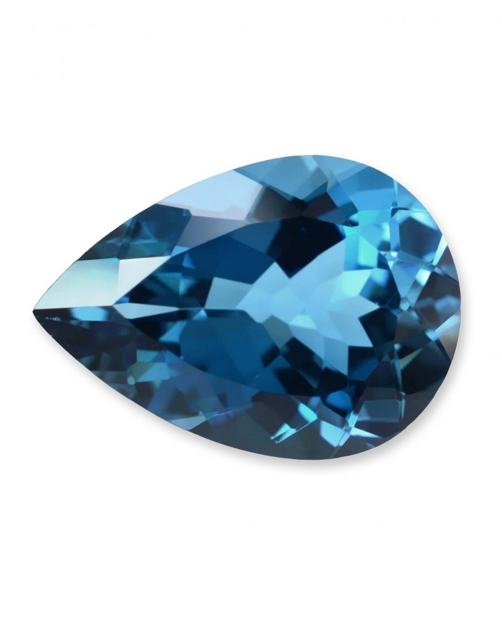 10X7mm PEAR LONDON BLUE TOPAZ AAA