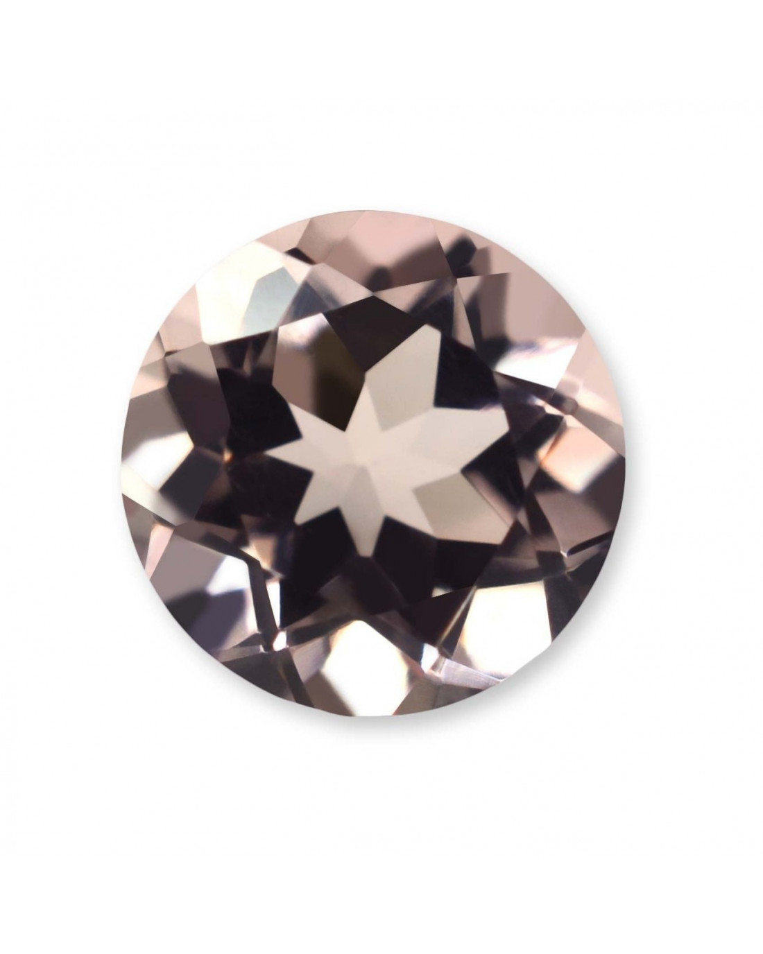 4mm ROUND PEACH MORGANITE