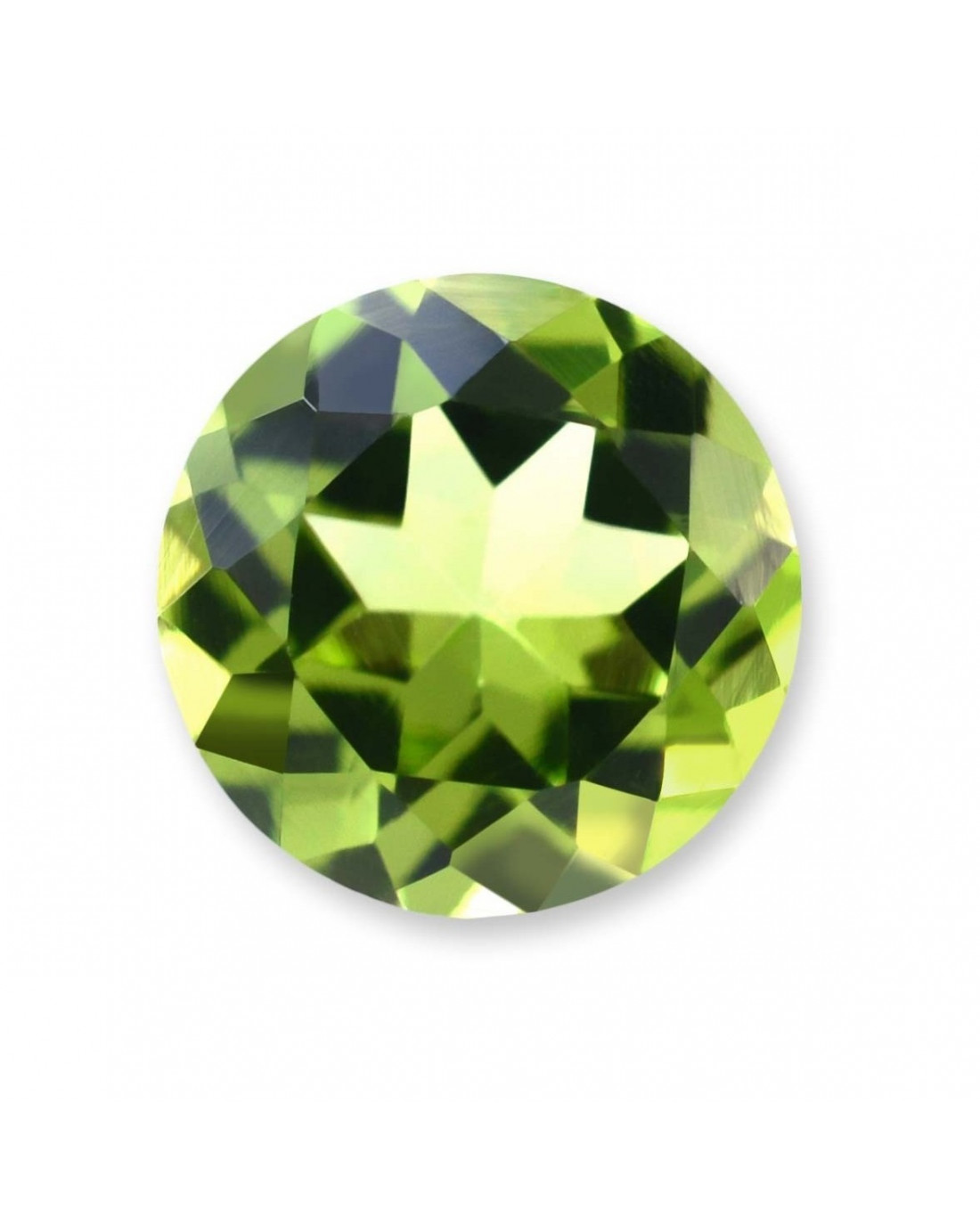 4.5mm ROUND PERIDOT AAA