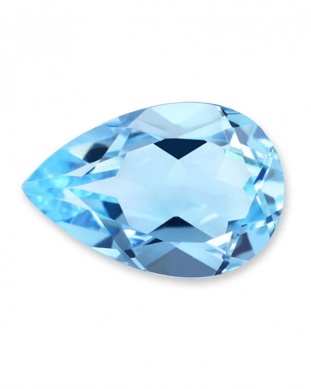 9X6mm PEAR SKY BLUE TOPAZ AAA