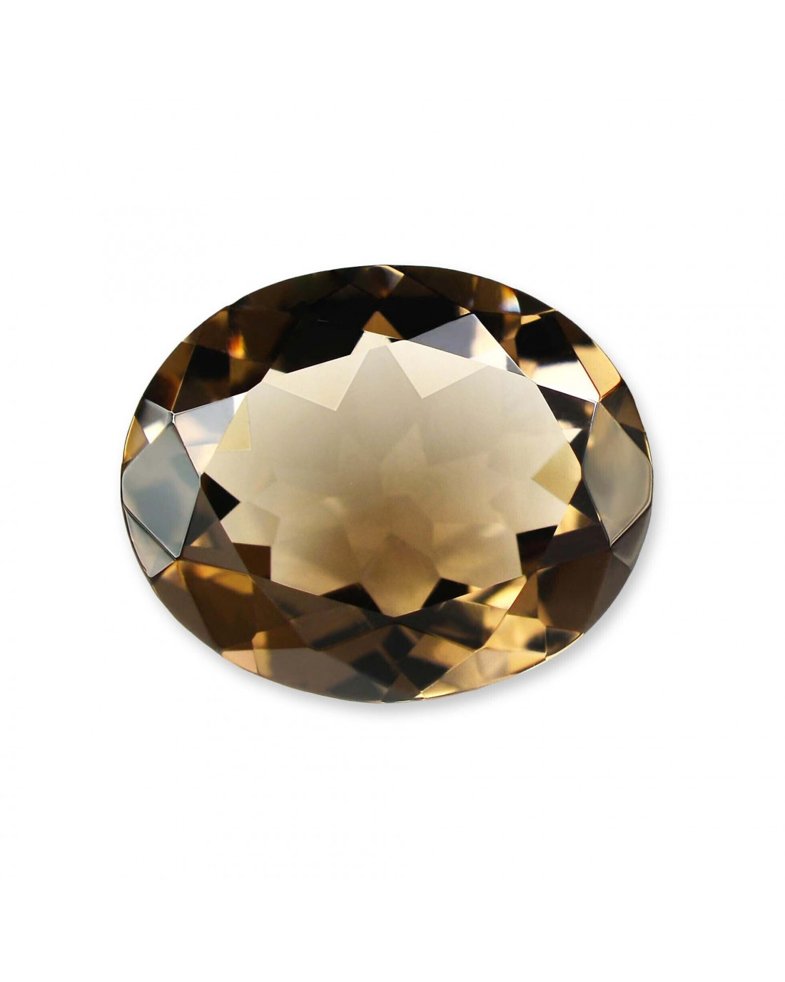 12X10mm OVAL SMOKY QUARTZ AAA