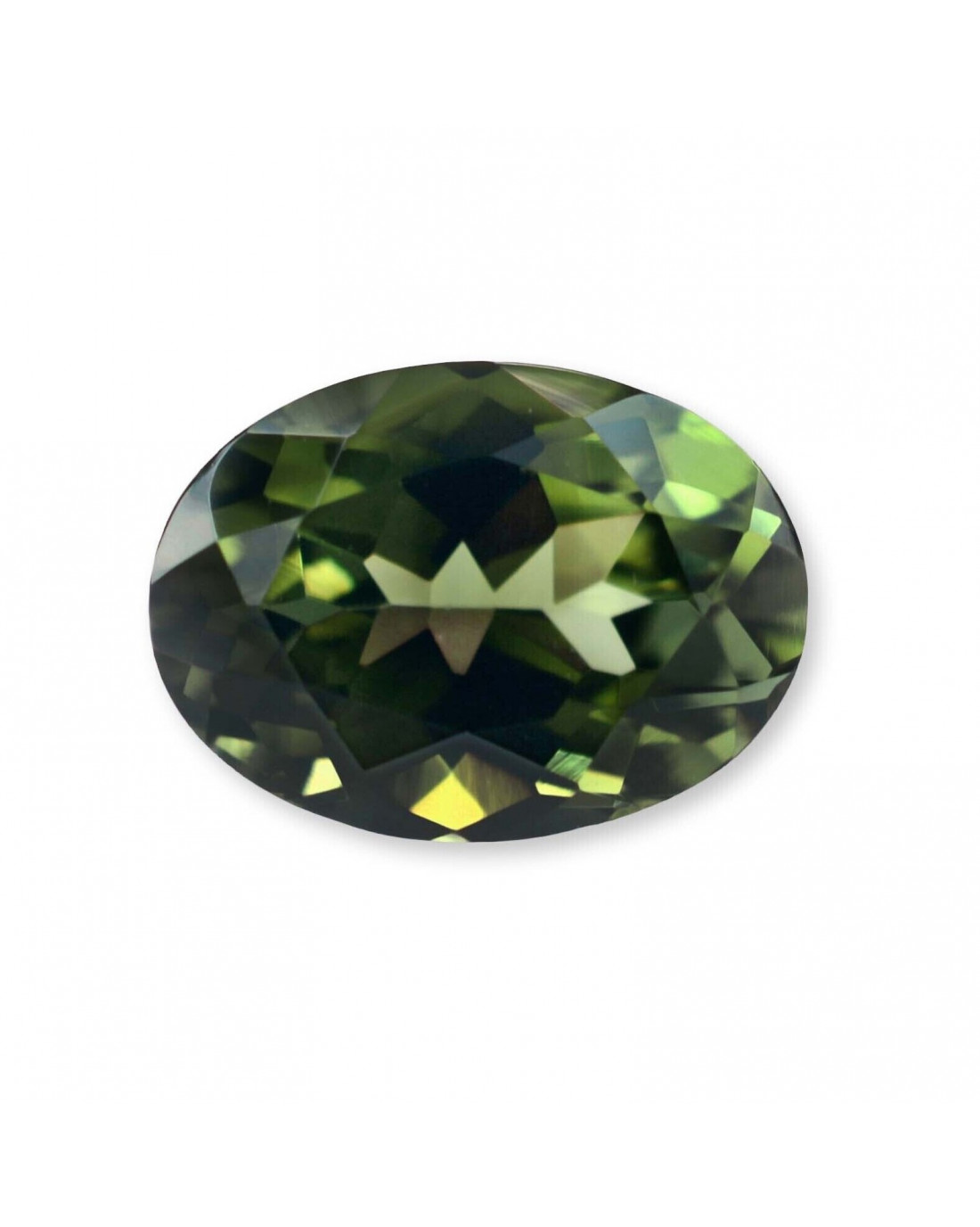 8X6mm OVAL GREEN TOURMALINE AAA