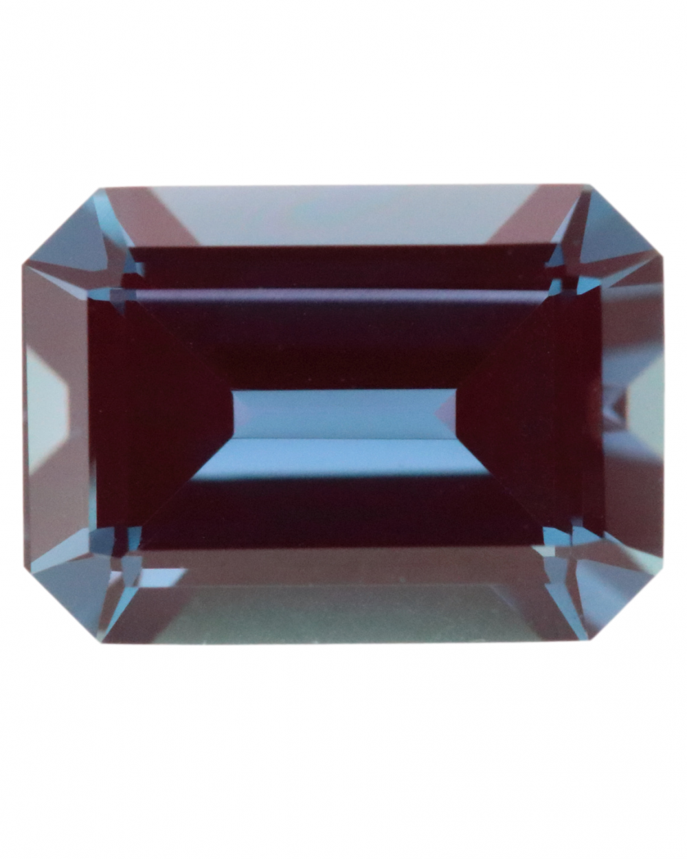 7X5mm EMERALD CUT LAB-GROWN ALEXANDRITE