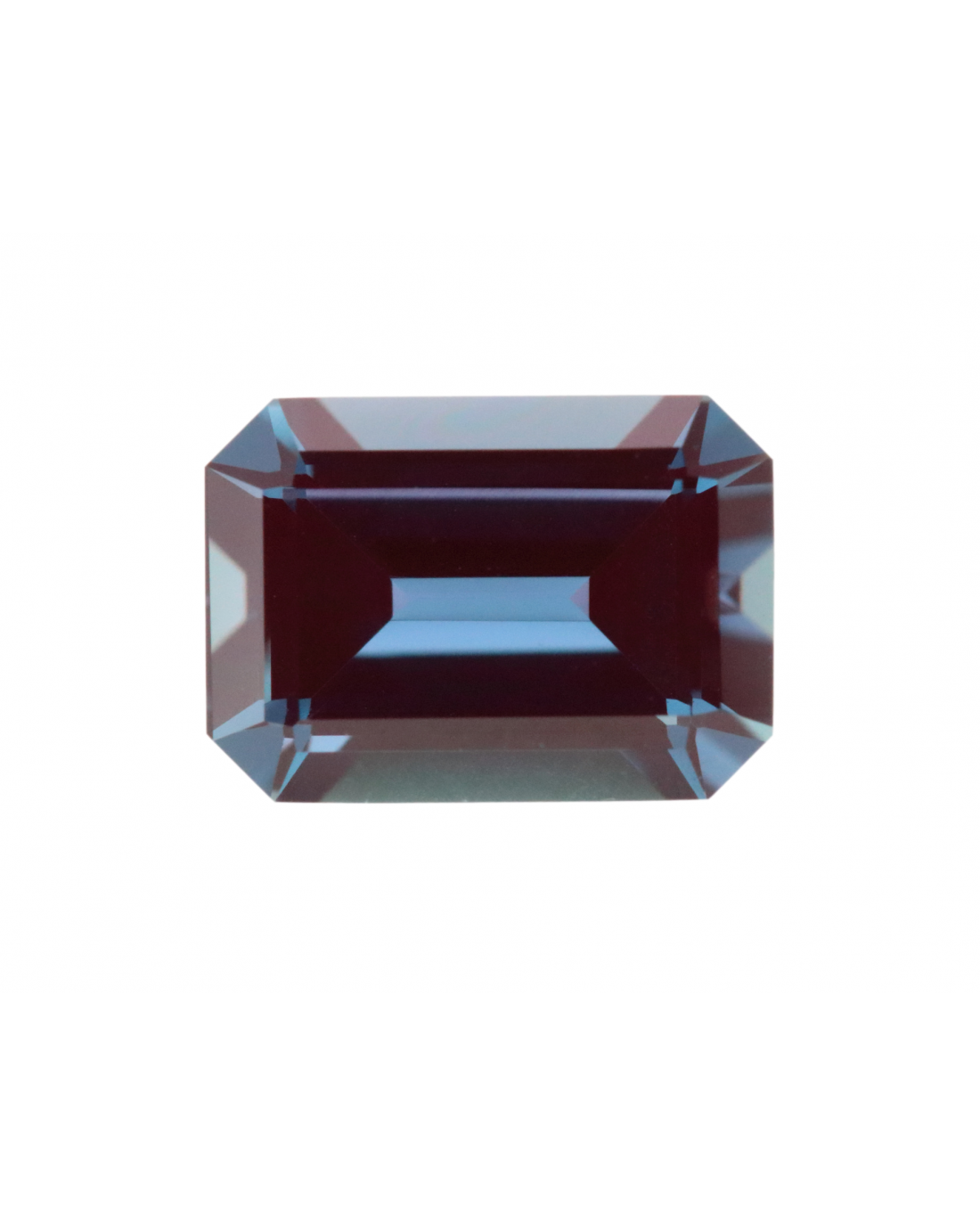 7X5mm EMERALD CUT LAB-GROWN ALEXANDRITE