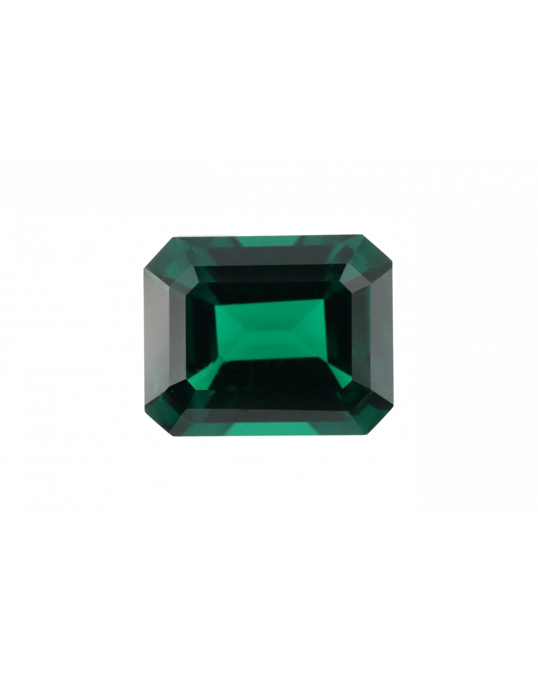 6X4mm EMERALD CUT LAB-GROWN EMERALD