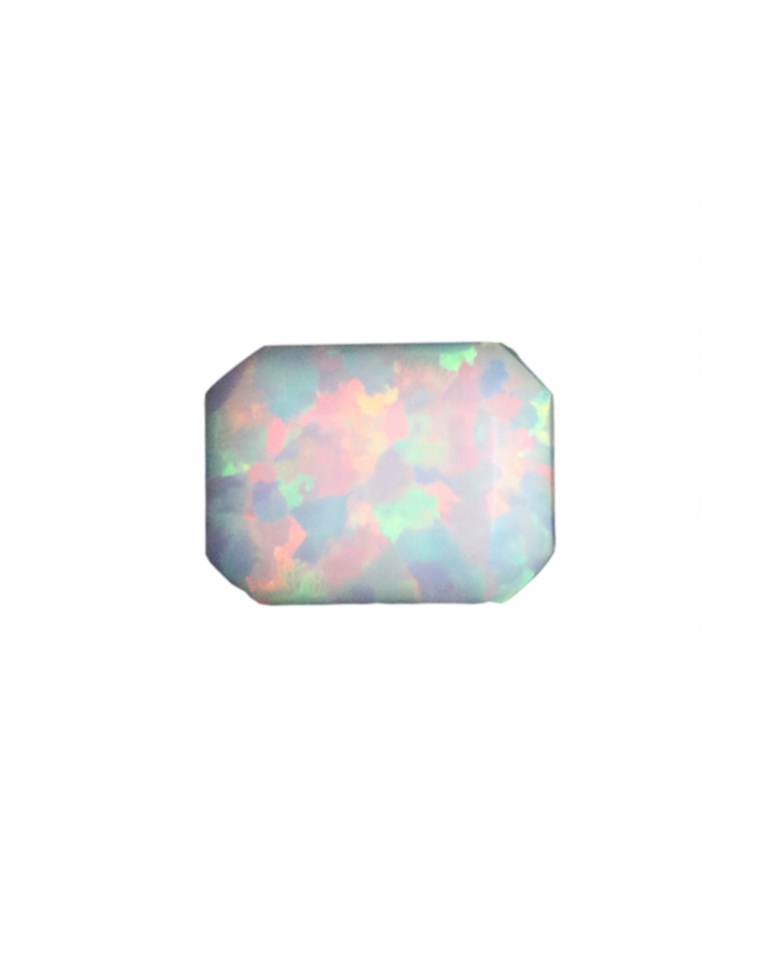 5X3mm EMERALD CUT LAB-GROWN OPAL