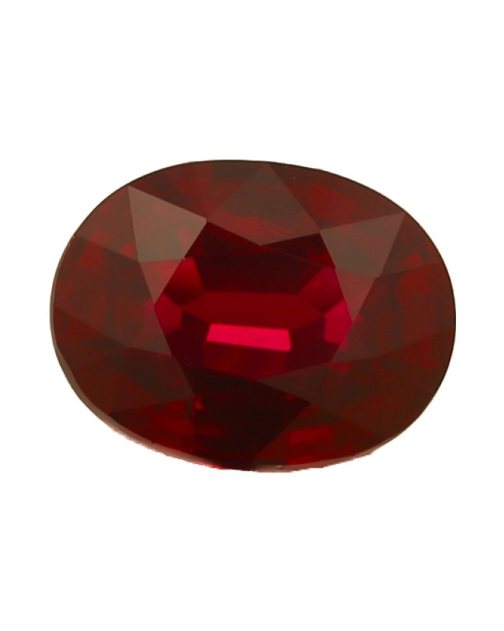 5X4mm OVAL RUBY AAA