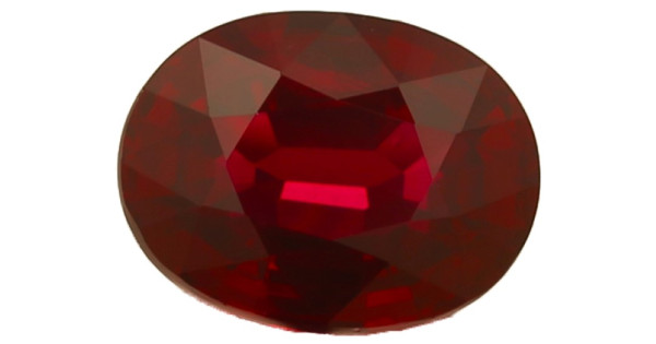 5X4mm OVAL RUBY AAA